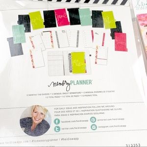 Office | Heidi Swapp Personal Memory Planner Set | Poshmark